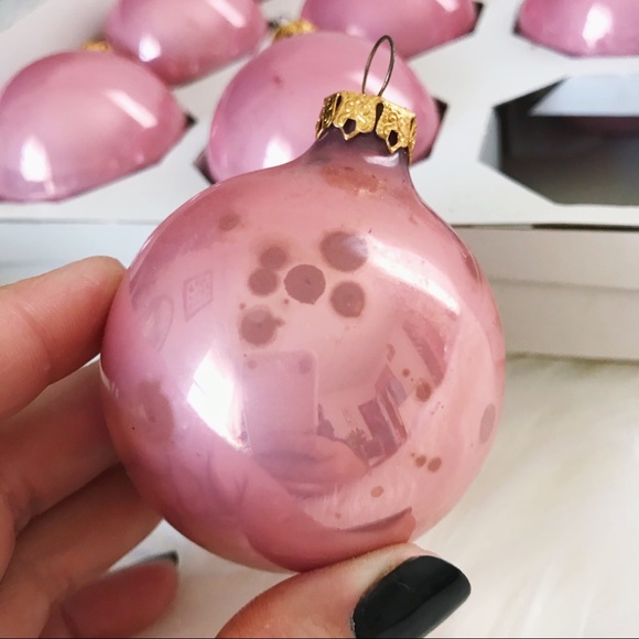 Holiday | Vtg Holly Glass Ornaments | Poshmark